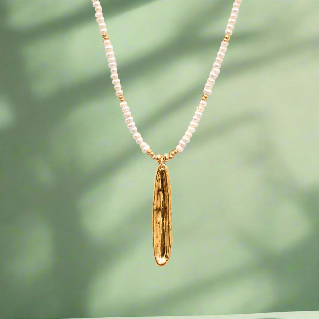 Pearl Dewfall Necklace - Necklaces By J+I Jewelry