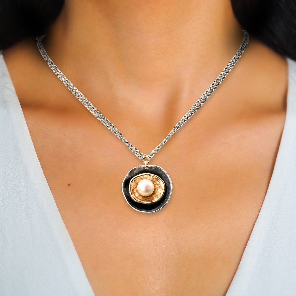 Moonlit Embrace Necklace - Necklaces By J+I Jewelry