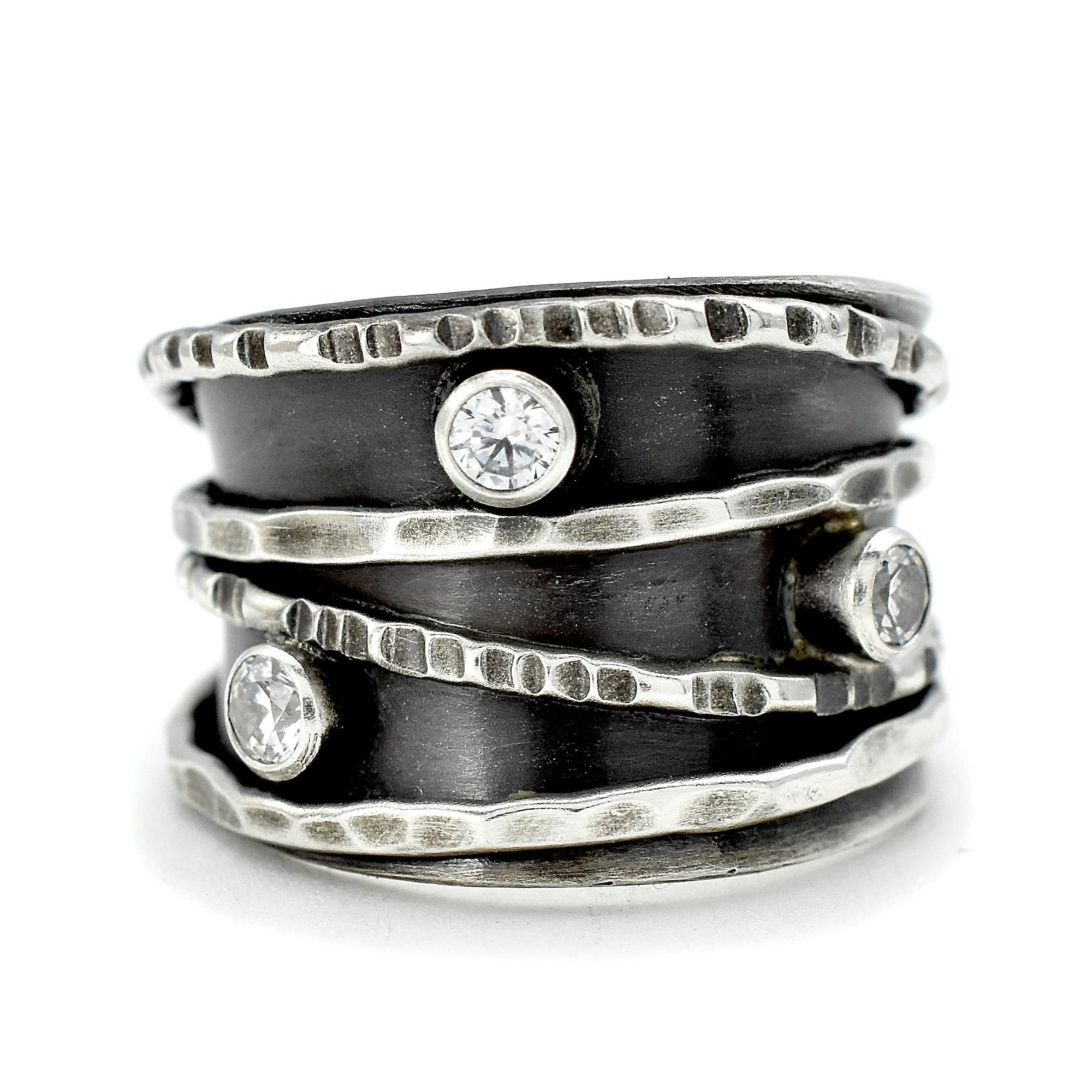 Three Framed Ring - Rings By J+I Jewelry