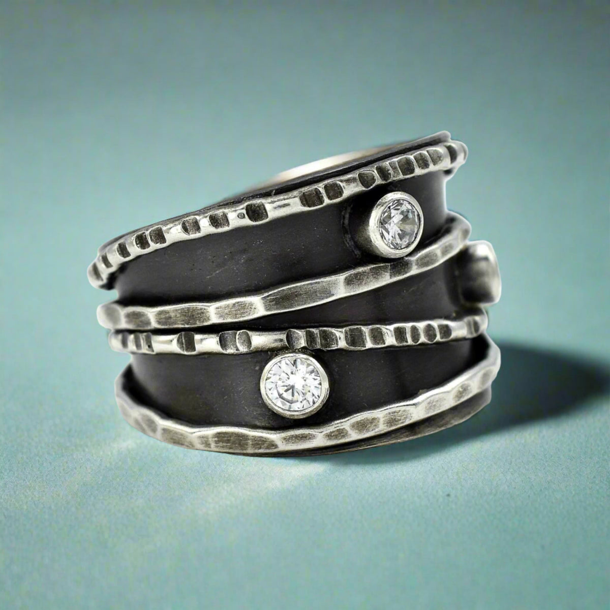 Three Framed Ring - Rings By J+I Jewelry