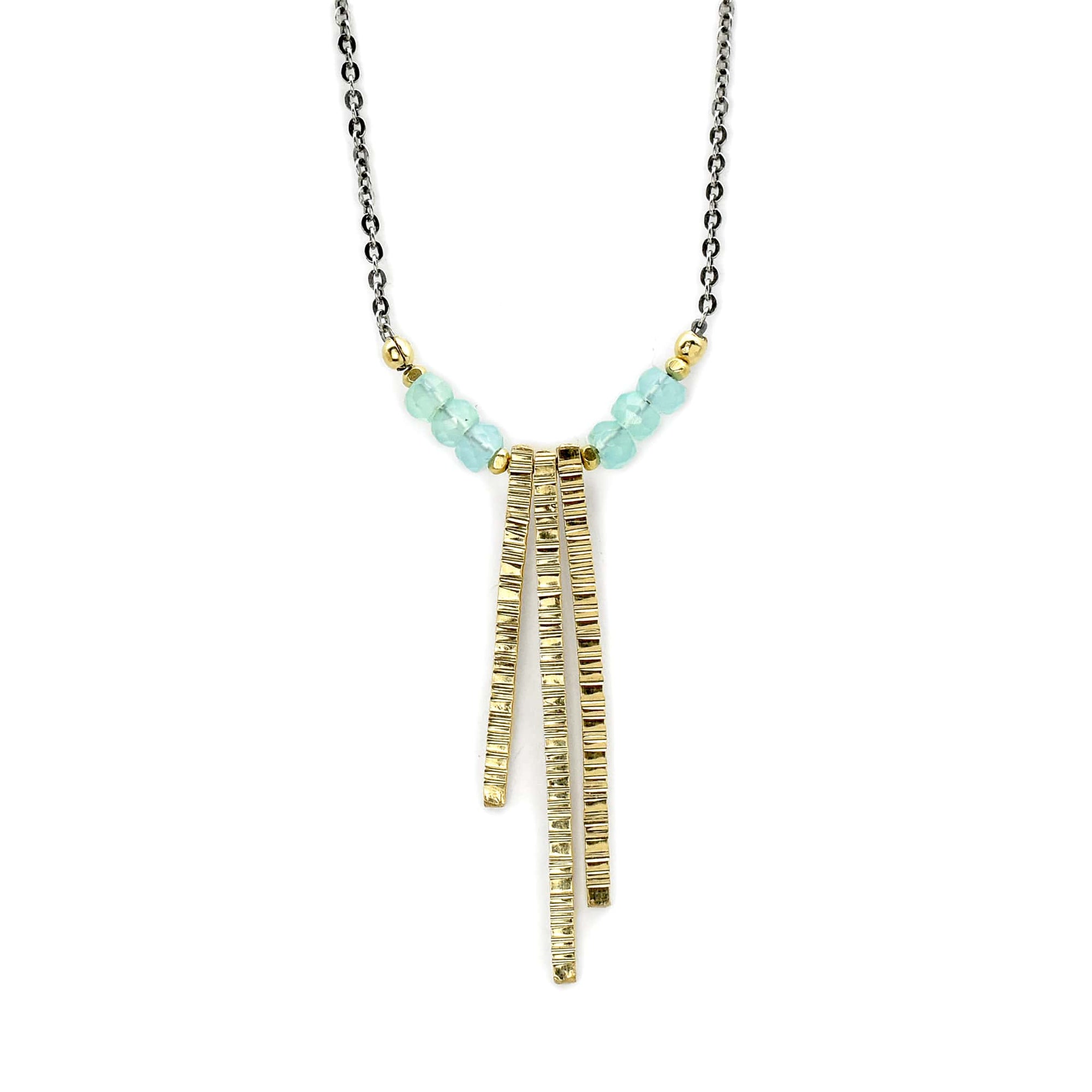 Triple Drop Necklace - Necklaces By J+I Jewelry